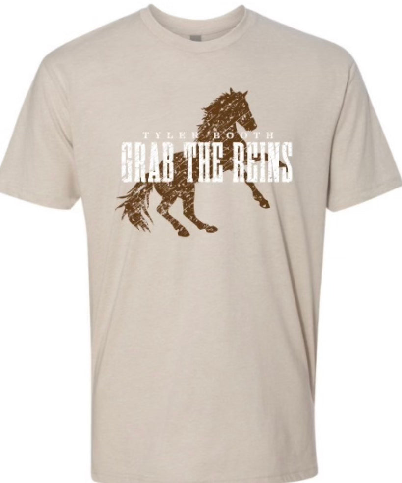 Grab The Reins Palomino T Shirt – Tyler Booth