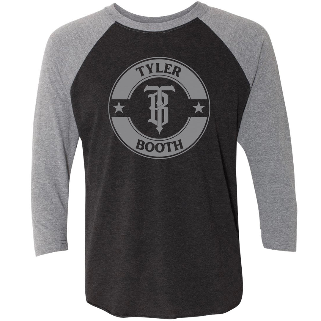Tyler Booth TB Baseball Tee (Black)